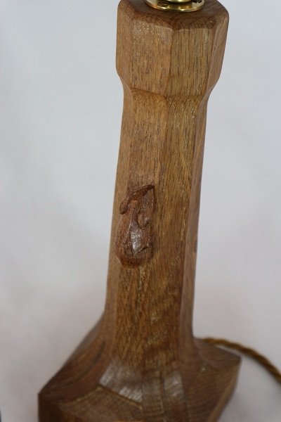 ‘Mouseman’ Oak Table Lamp | The Light House